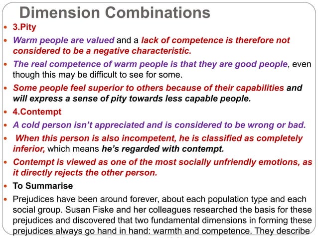 Stereotype content model (scm) | PPTX