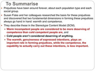 Stereotype content model (scm) | PPTX