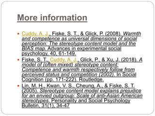 Stereotype content model (scm) | PPTX