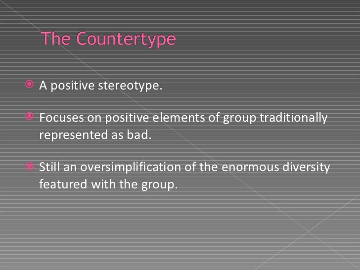 Stereotype countertype lesson