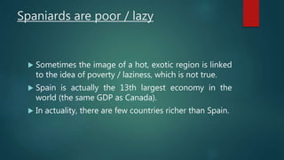 Stereotype of spain | PPTX