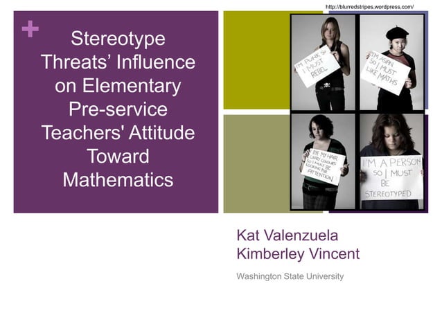 Stereotype Threats’ Influence on Elementary Pre-service Teachers ...