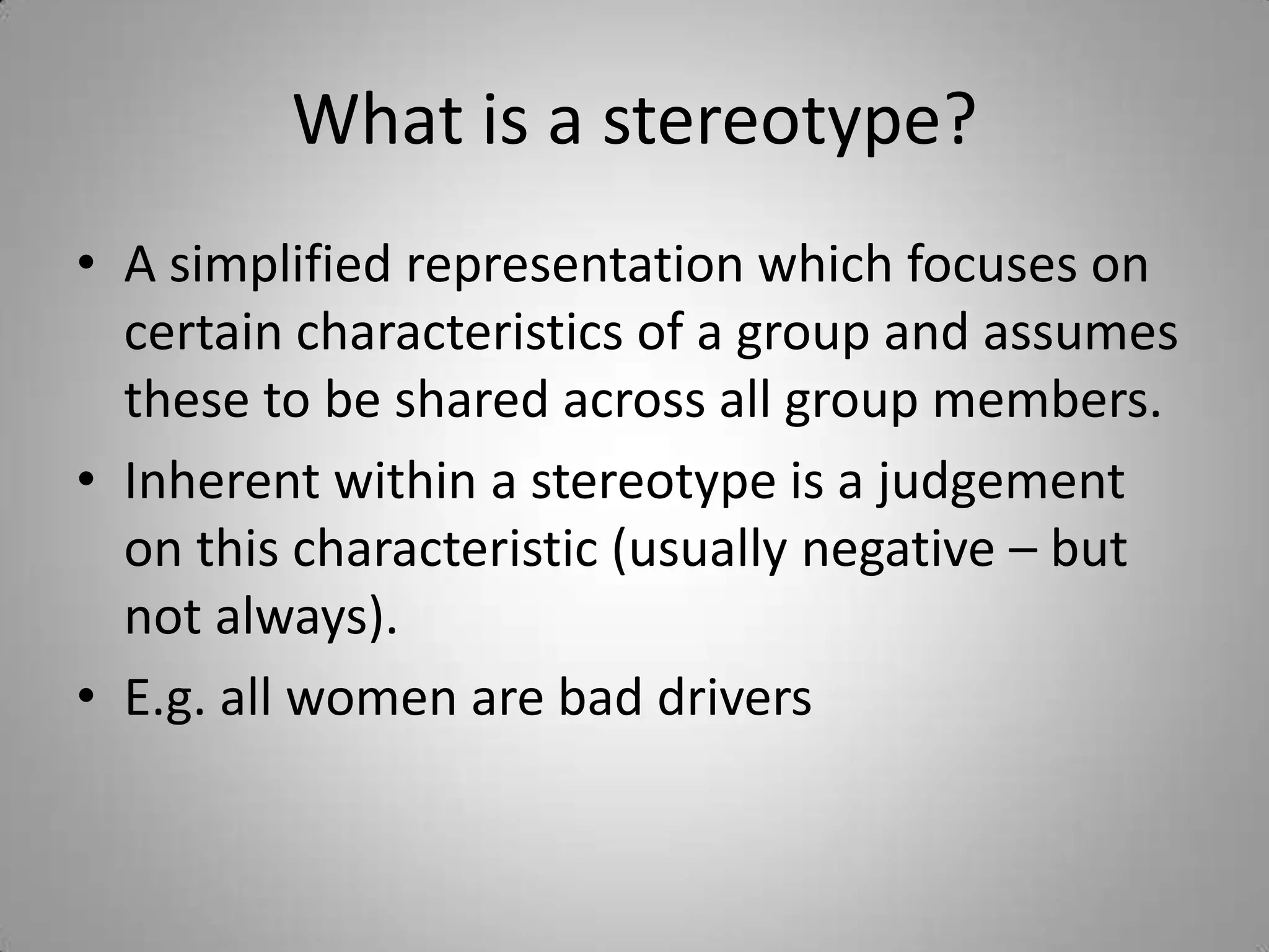 Stereotypes | PPT
