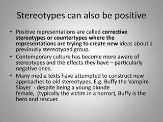 Stereotypes | PPTX | Dating | Family and Relationships