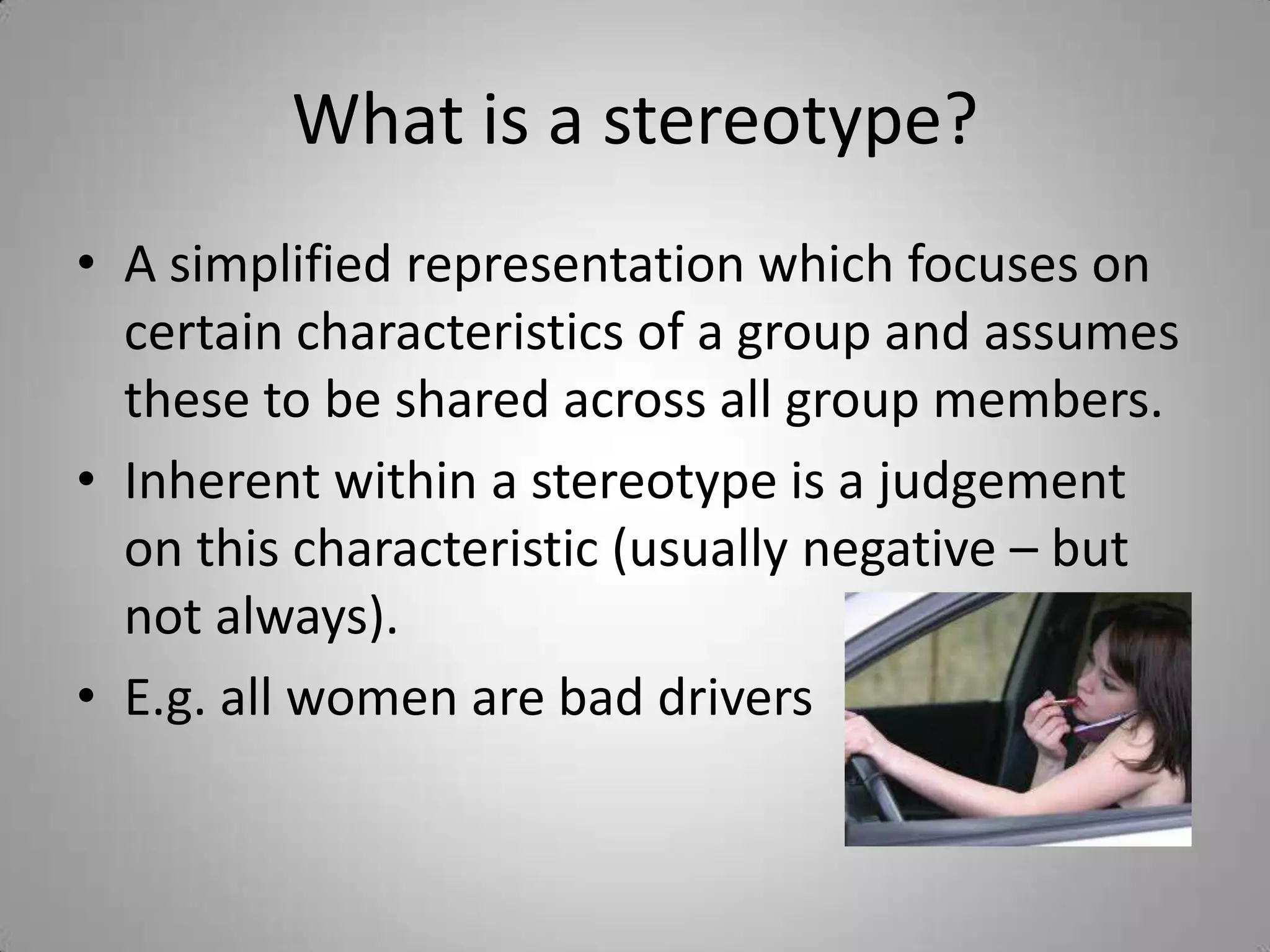 Stereotypes | PPTX