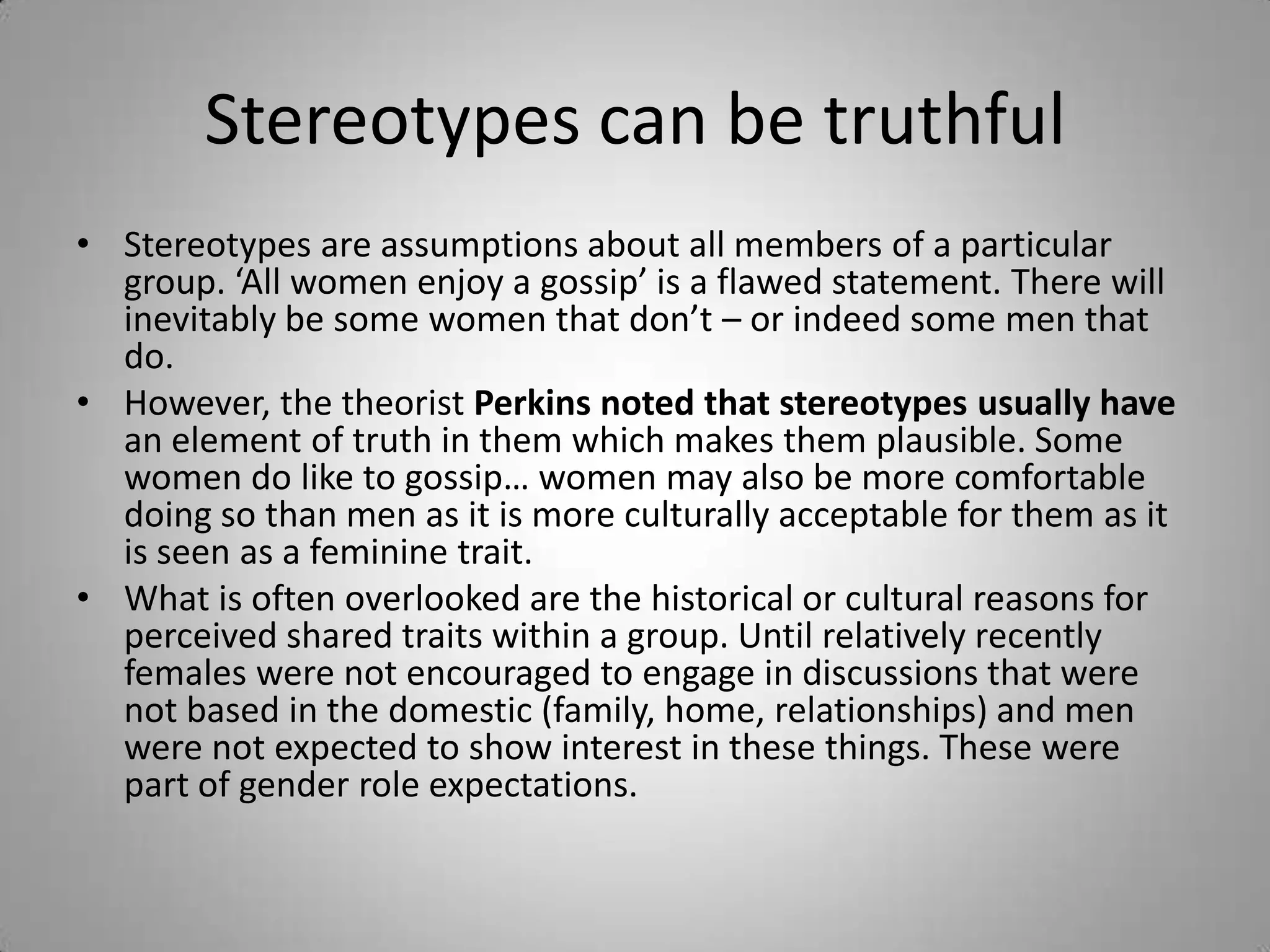 Stereotypes | PPTX