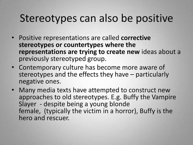 Stereotypes | PPTX | Family and Relationships