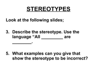 Stereotypes | PPT
