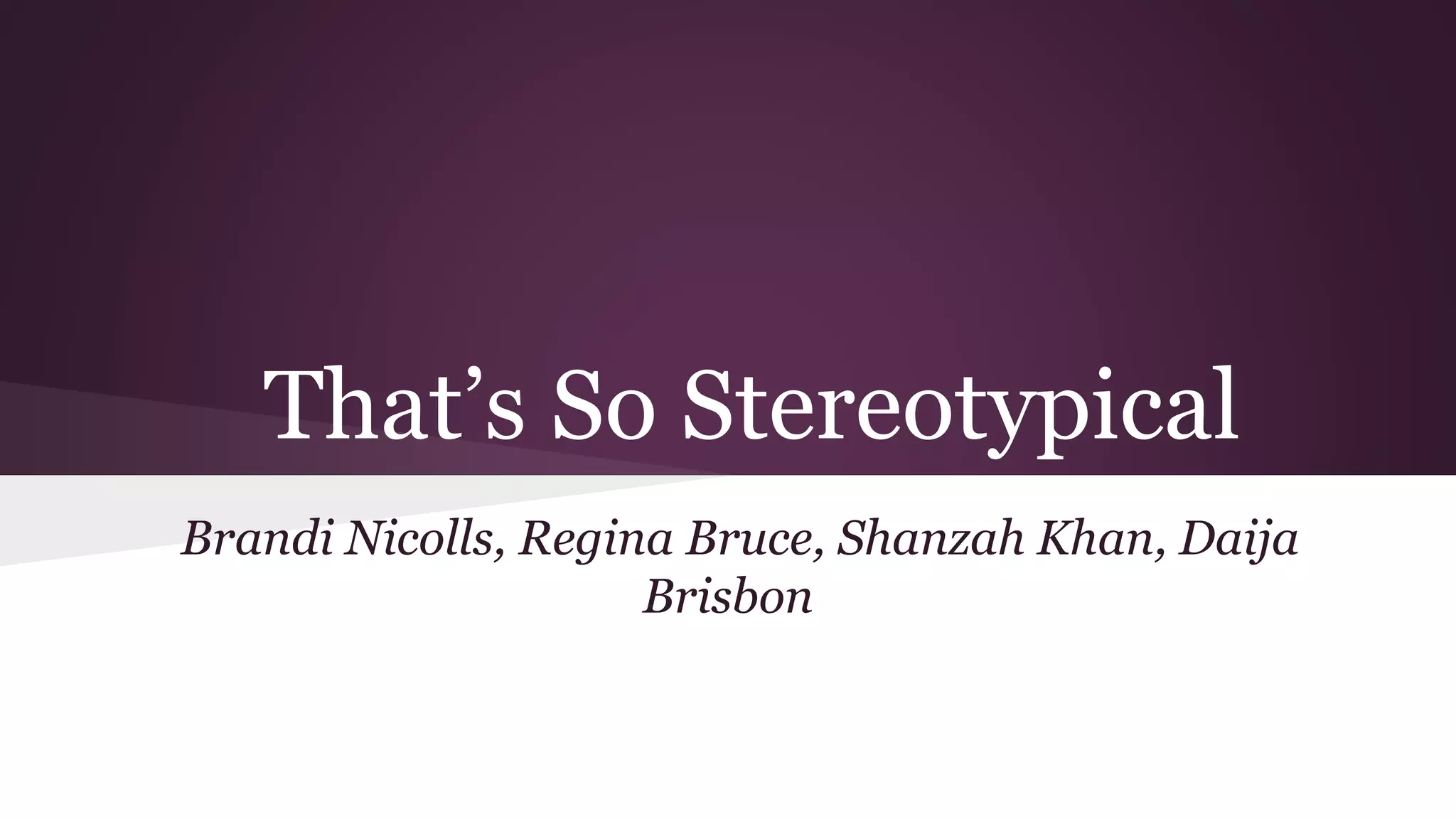 Stereotypes - English003-67 | PPT