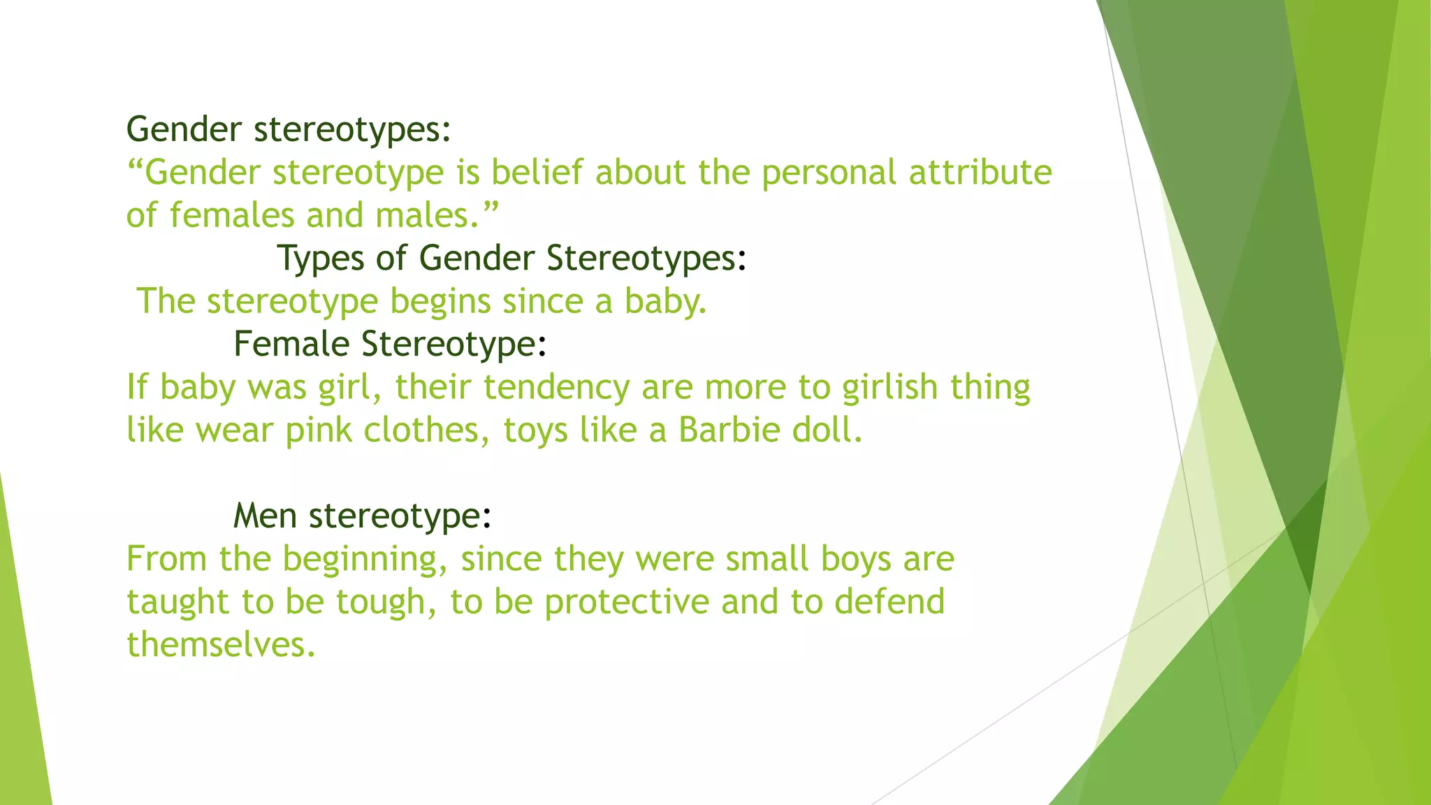 Stereotypes | PPTX