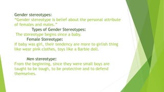 Stereotypes | PPTX