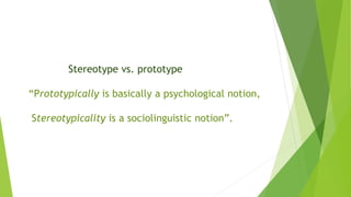 Stereotypes | PPTX