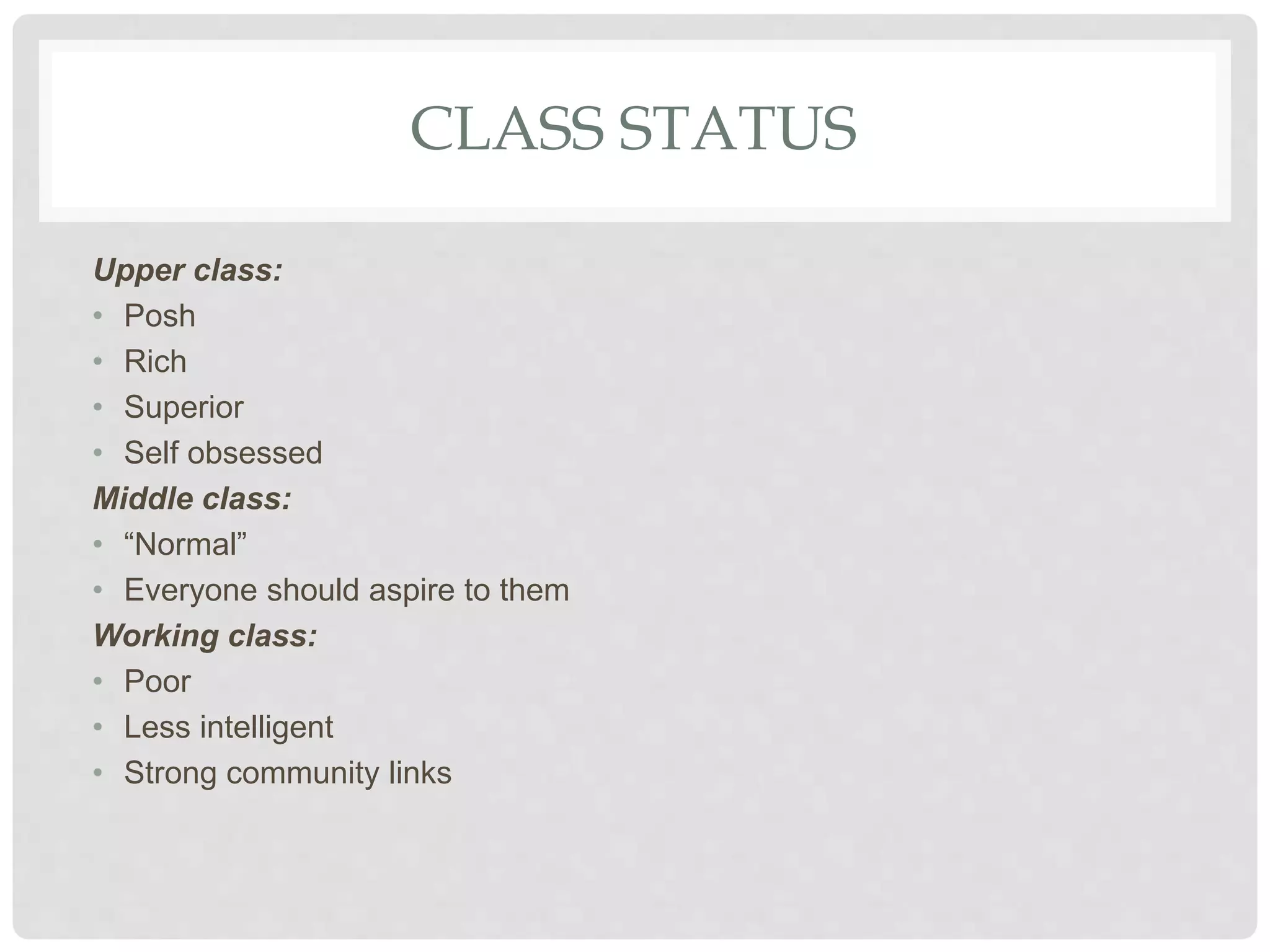 Examples of stereotypes in T.V drama | PPT