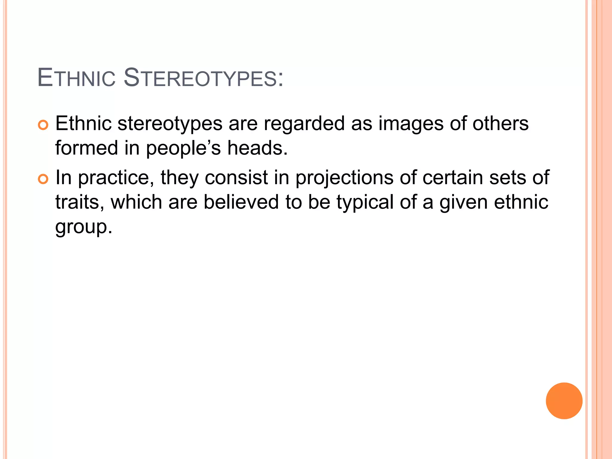 Stereotypes | PPTX