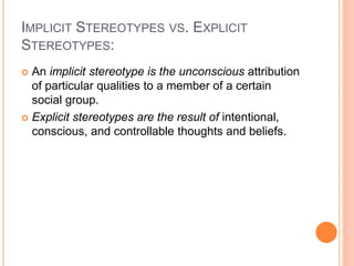 Stereotypes | PPT