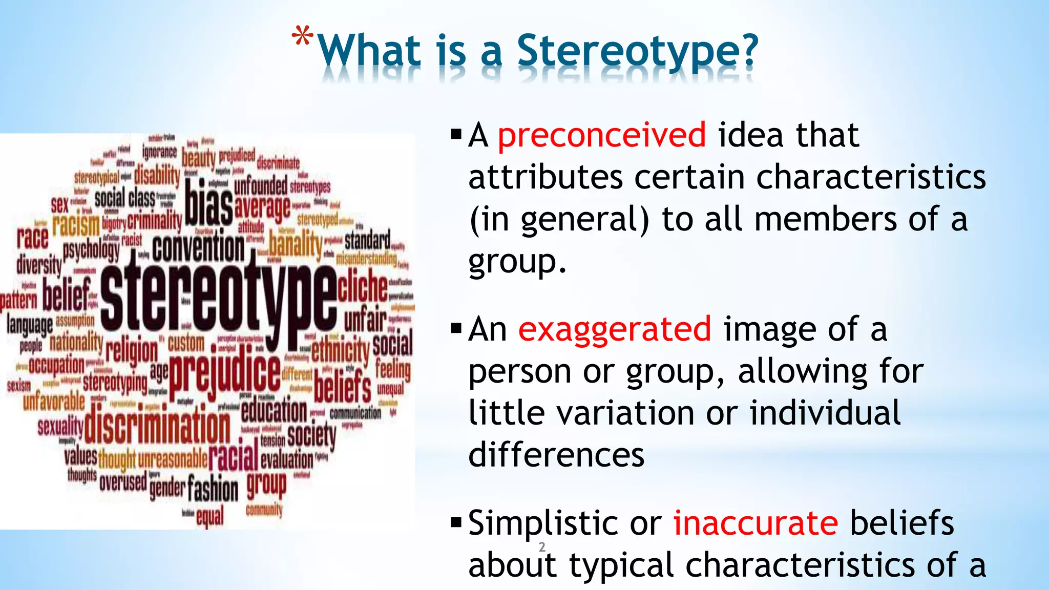 Stereotypes.pptx | Free Download