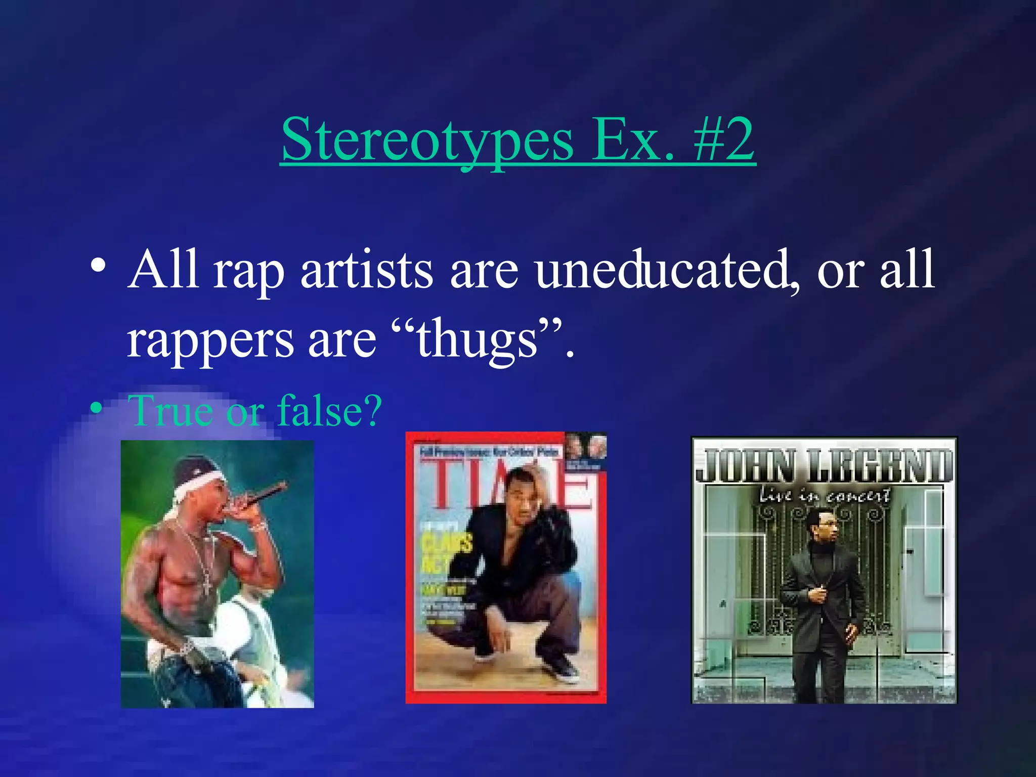 Stereotypes & Ethnocentrism | PPT