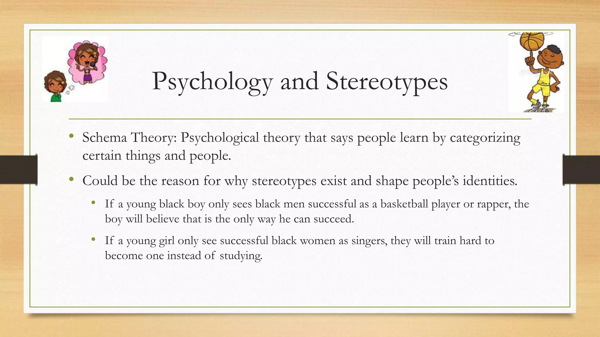 Stereotypes and identity | PPTX