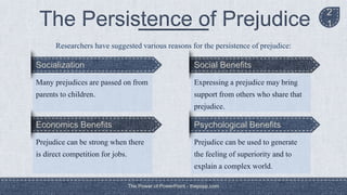 Stereotypes and Prejudice as Barriers | PPTX