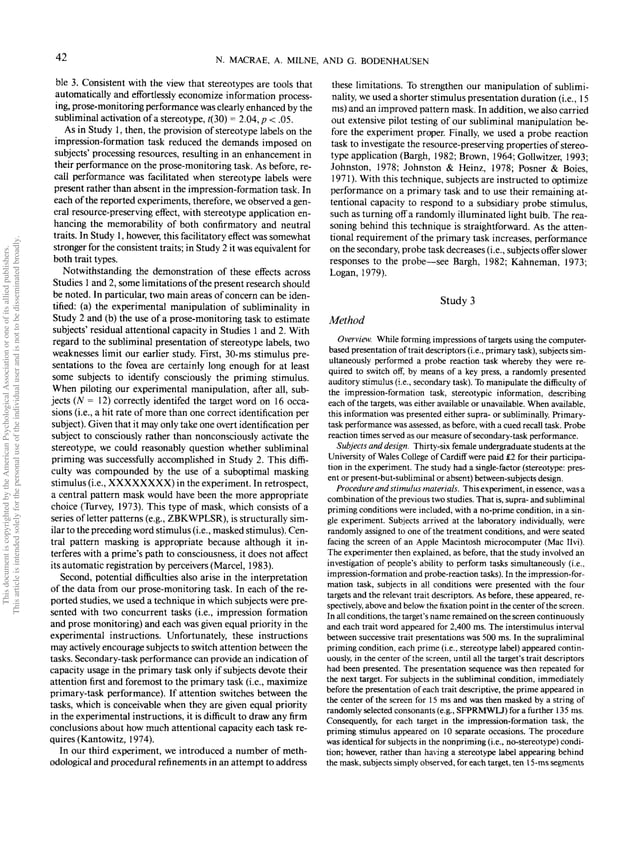 Stereotypes as energy-saving devices A peek inside the cognitive ...