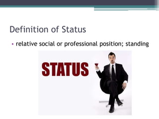 Stereotypes of class and status | PPTX