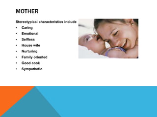 Stereotypes of women | PPTX