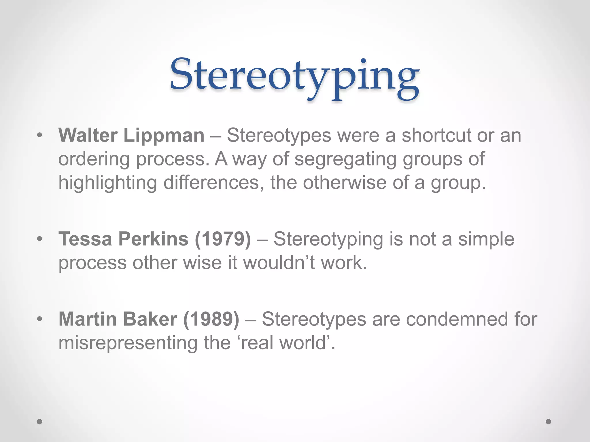 Stereotypes of women | PPTX