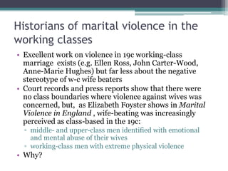 Stereotypes of working class wife beaters in 19th century England | PPT