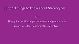 Stereotypes Simplify our Social World Greg DeShields.pptx