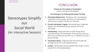 Stereotypes Simplify our Social World Greg DeShields.pptx