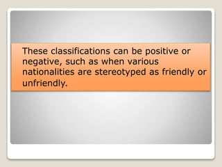 Stereotypical thinking | PPT