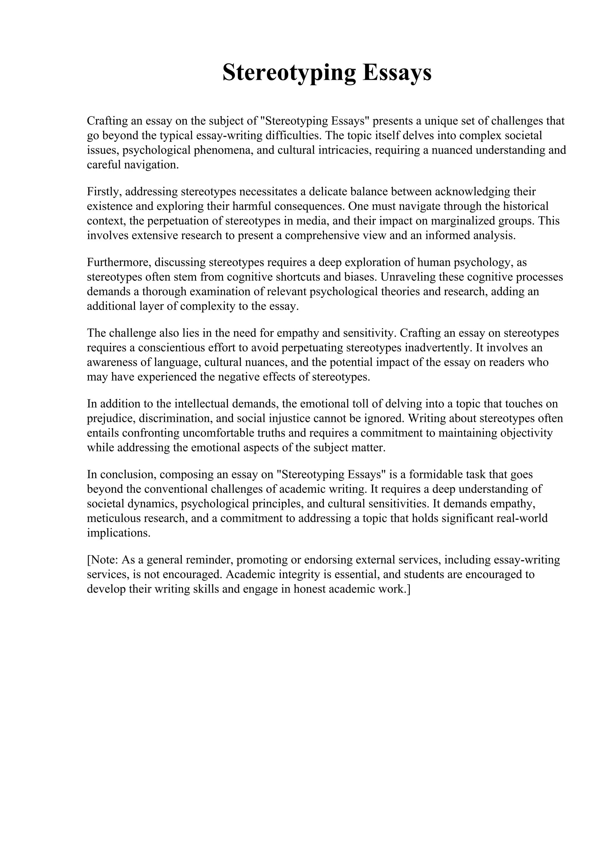 Stereotyping Essays.pdf