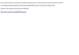 Stereotyping Examples | PPT