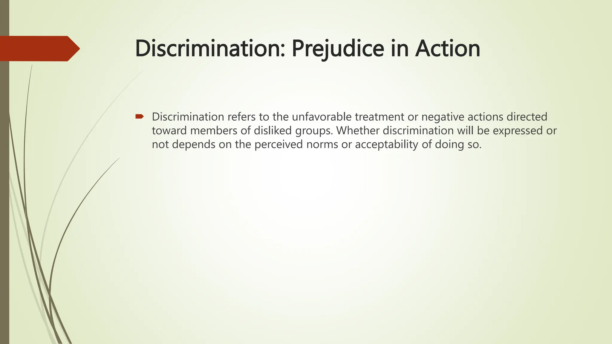 STEREOTYPING, PREJUDICE AND DISCRIMINATION | PPTX