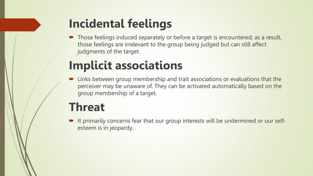 STEREOTYPING, PREJUDICE AND DISCRIMINATION | PPTX