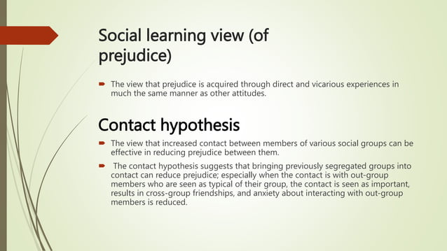 STEREOTYPING, PREJUDICE AND DISCRIMINATION | PPTX