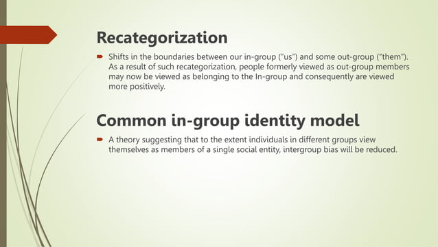 STEREOTYPING, PREJUDICE AND DISCRIMINATION | PPTX