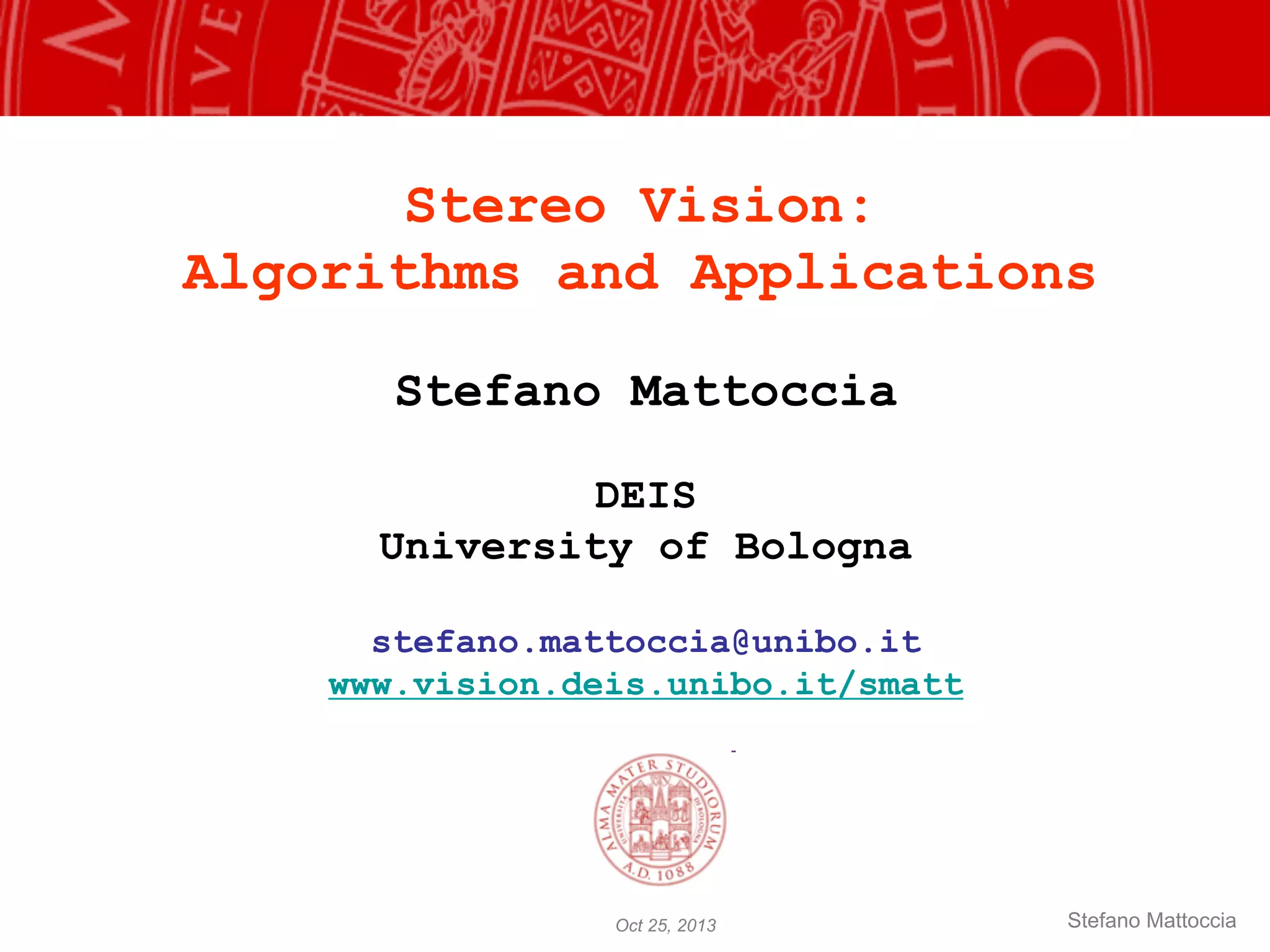 Stereo vision | PDF