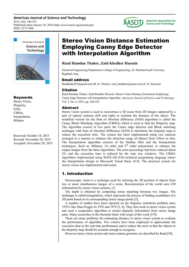 Stereo Vision Distance Estimation Employing Canny Edge Detector with Interpolation Algorithm.pdf