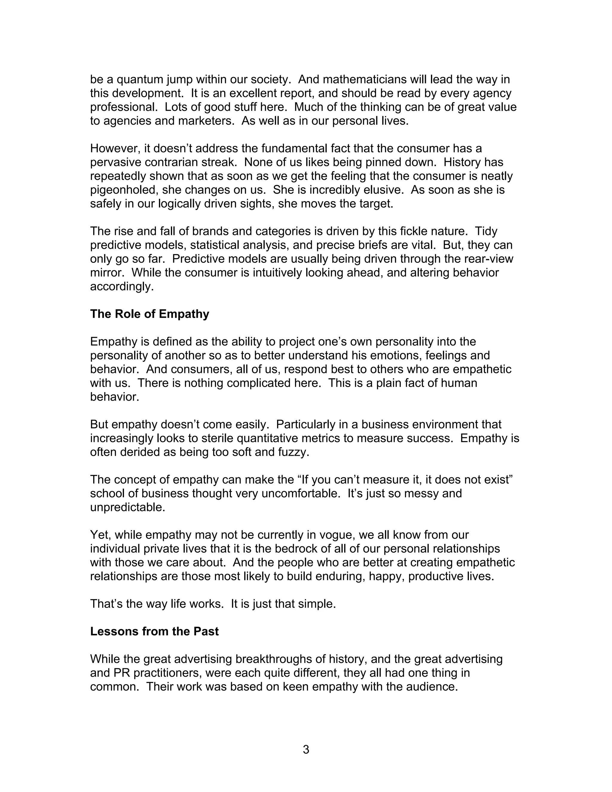 The Curse of Sterile Advertising | DOC