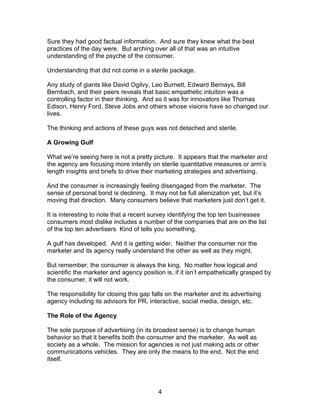 The Curse of Sterile Advertising | DOC