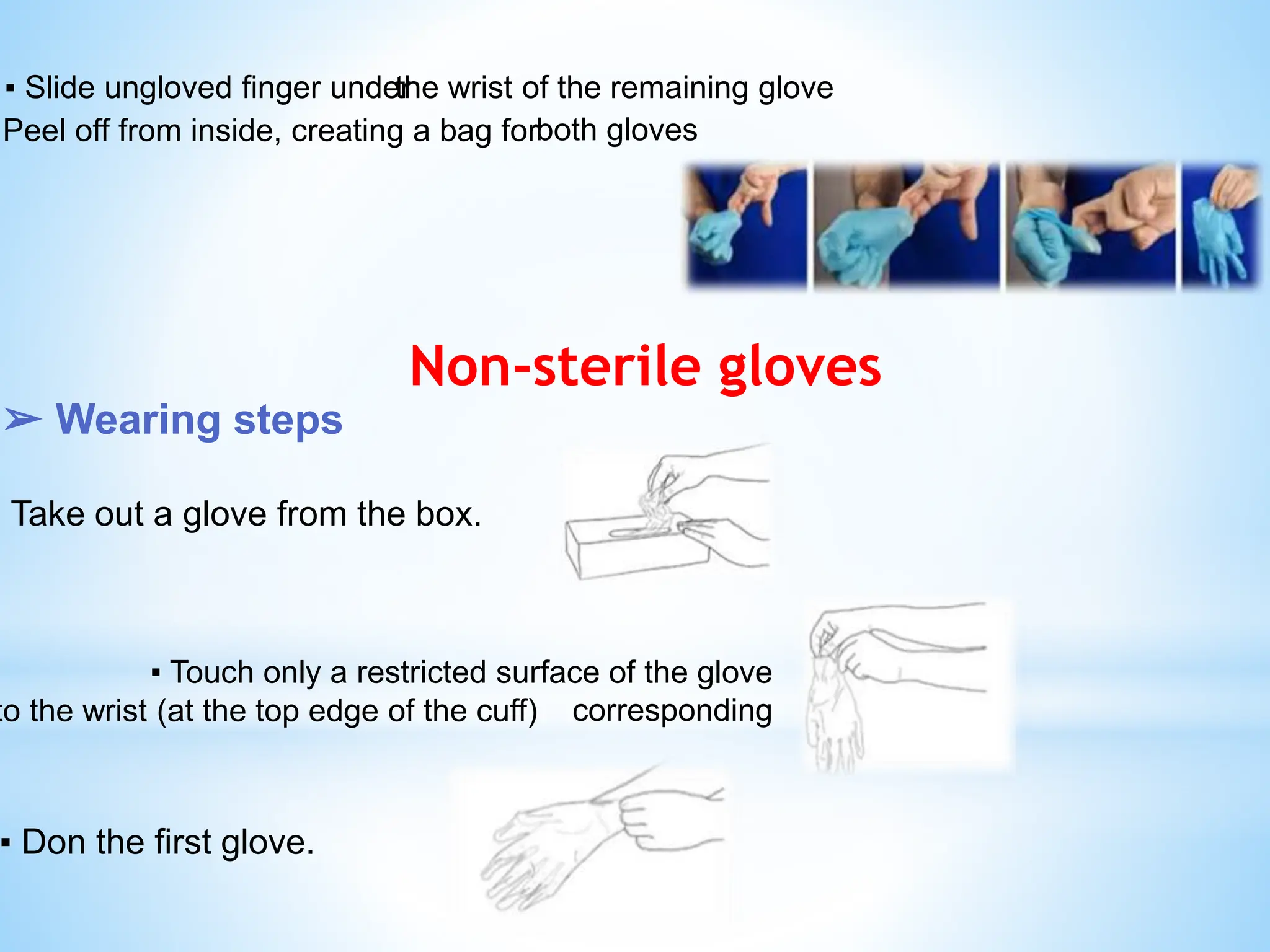 Sterile and non-sterile gloves.pptx