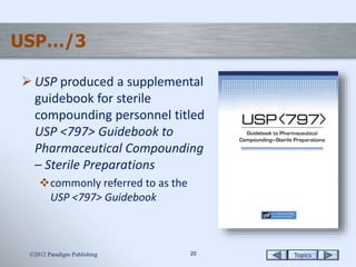 Sterile Compounding as a Pharmacy Technician | PPTX