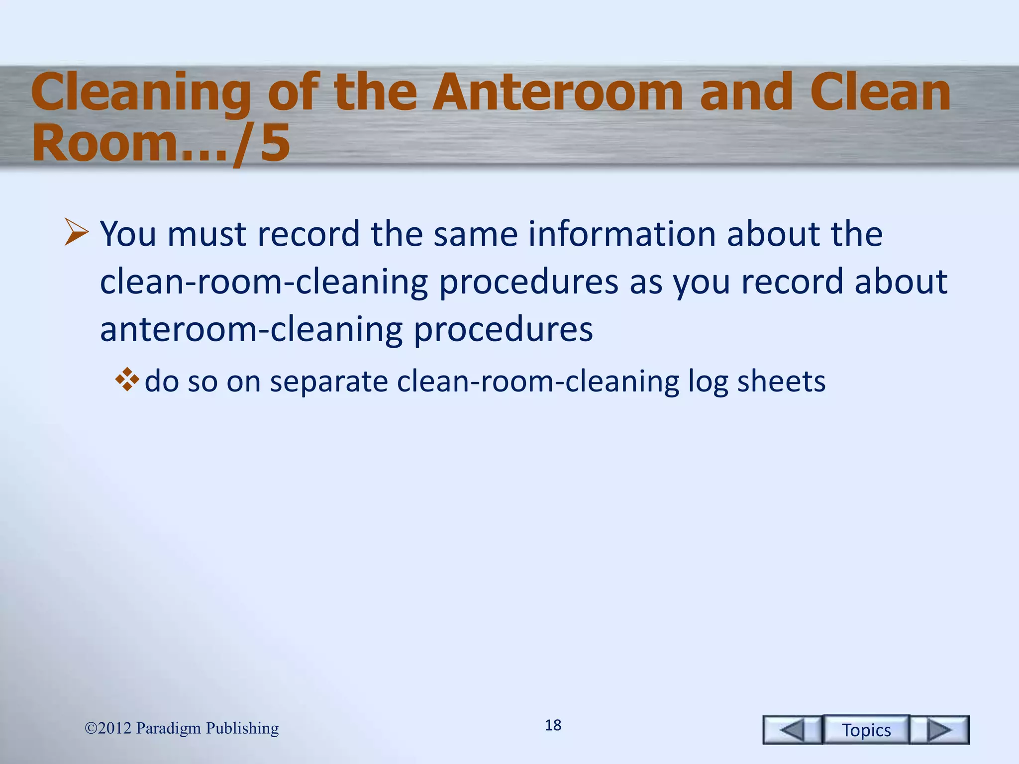The Sterile Compounding Environment | PPTX