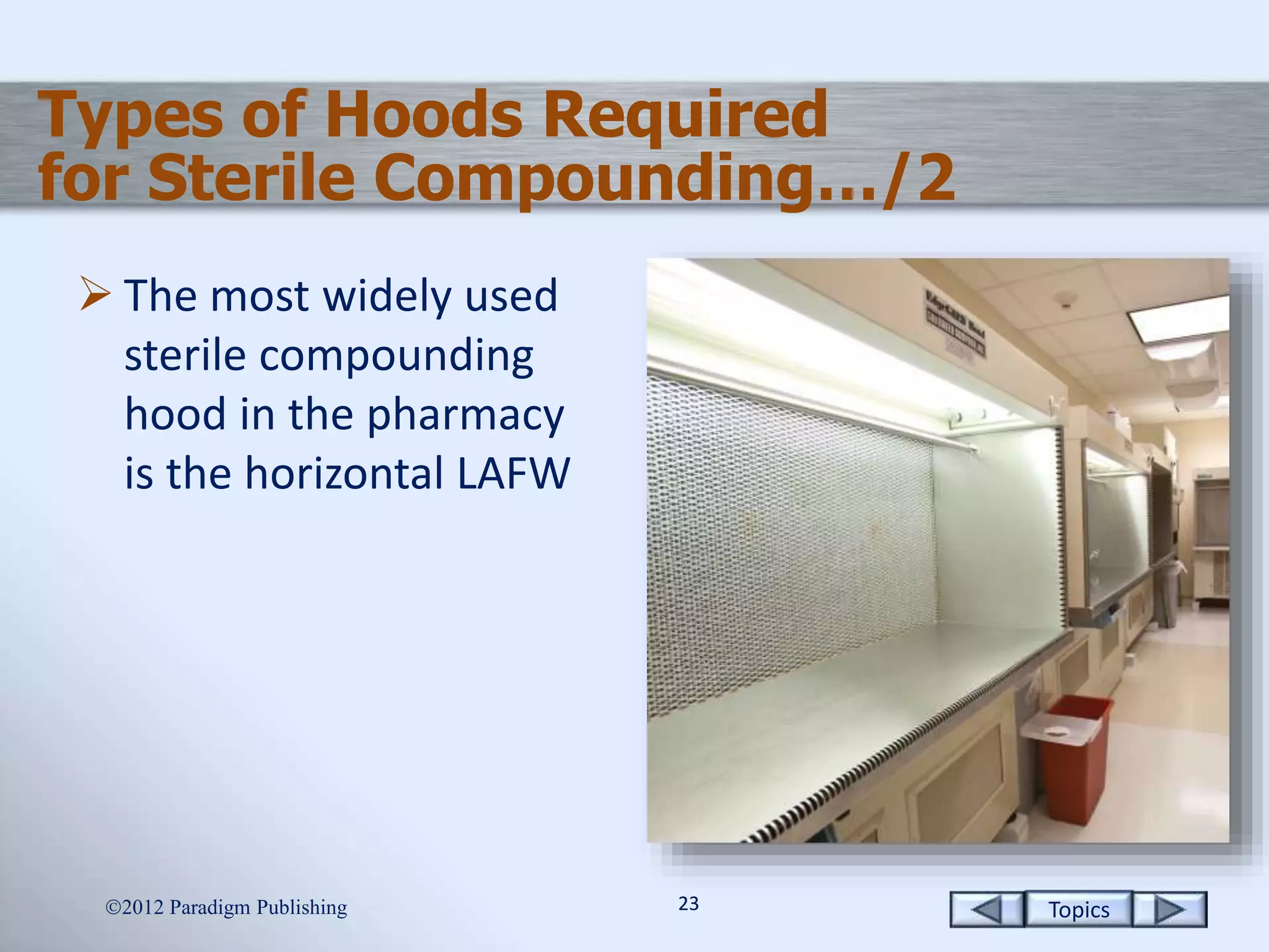 The Sterile Compounding Environment | PPTX