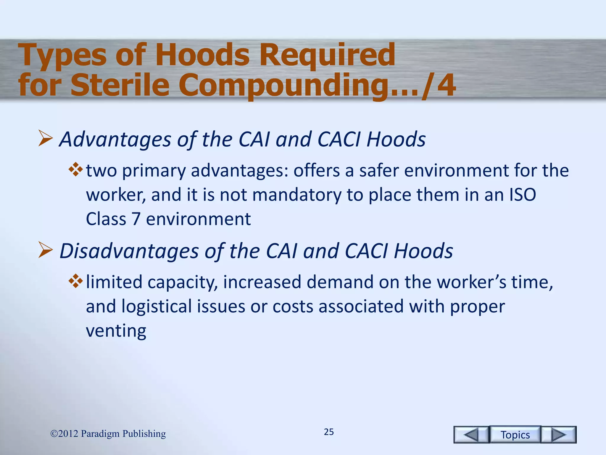 The Sterile Compounding Environment | PPTX