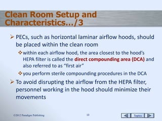 The Sterile Compounding Environment | PPTX
