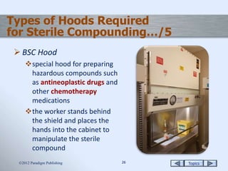 The Sterile Compounding Environment | PPT