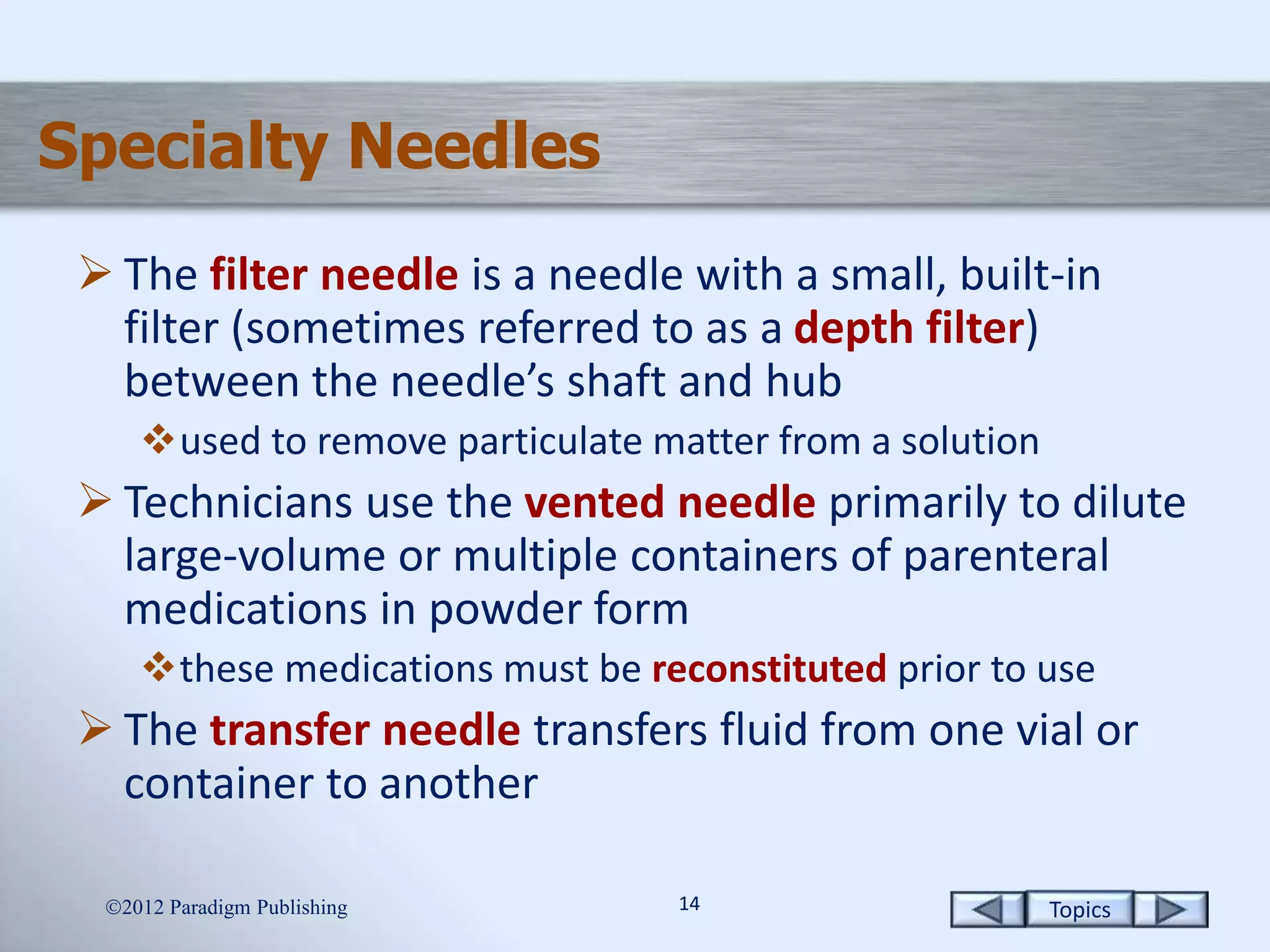 Sterile Compounding Supplies | PPTX