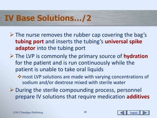 Sterile Compounding Supplies | PPTX